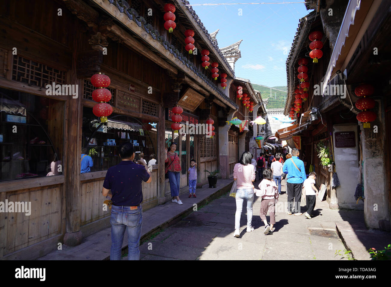 Shipu ancient city Stock Photo - Alamy