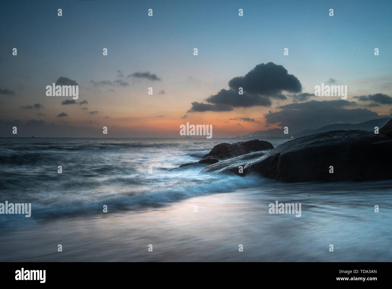 The feelings of the sea Stock Photo - Alamy