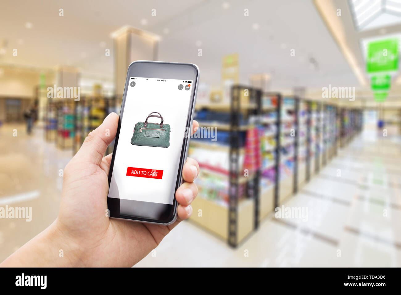 Business in Indoor Shopping Shopping Technology Stock Photo - Alamy