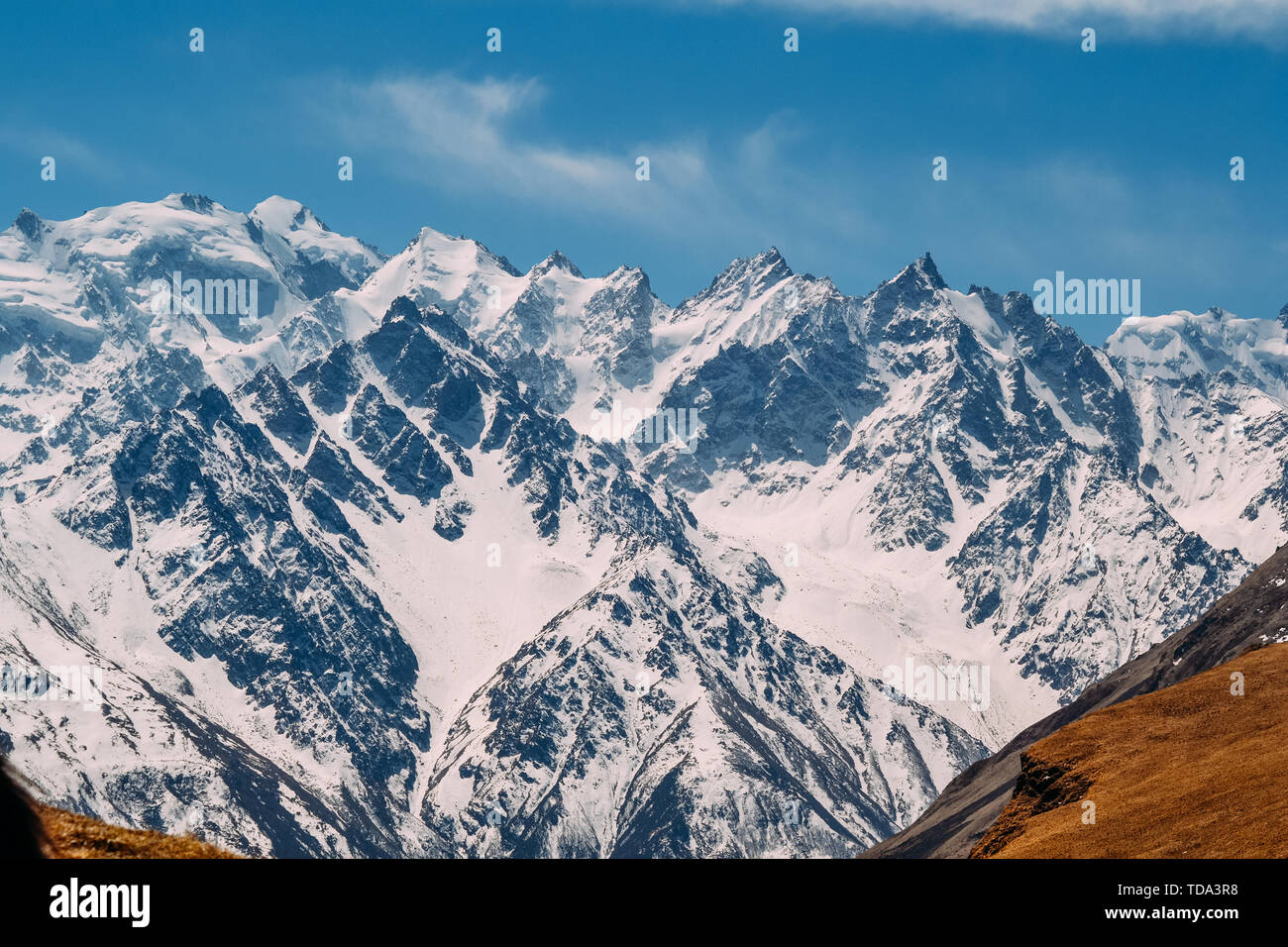 landscape from the high mountains in the daytime Stock Photo - Alamy