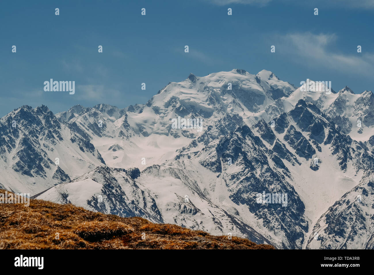 landscape from the high mountains in the daytime Stock Photo - Alamy