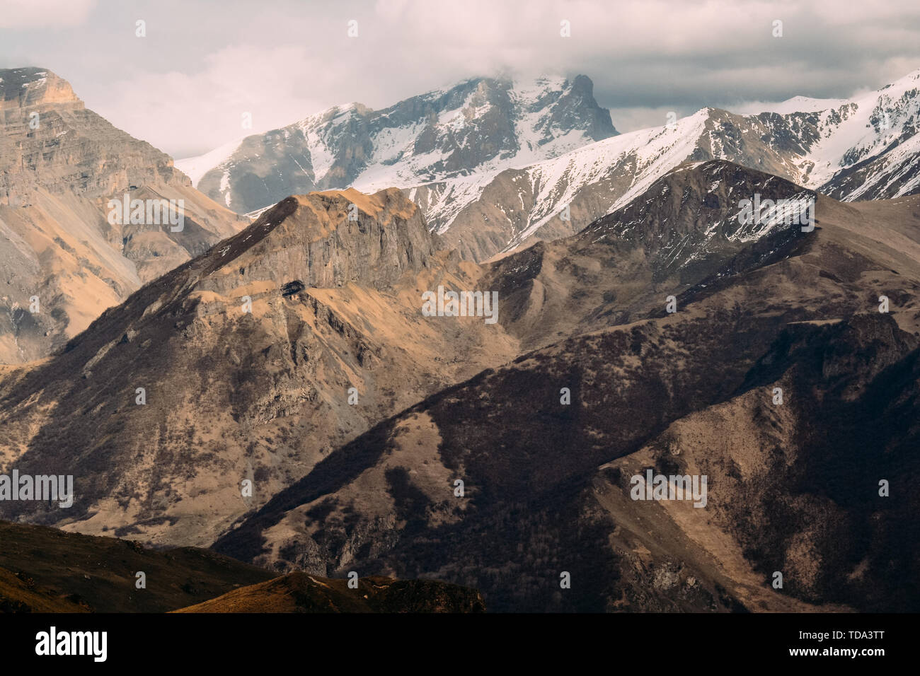 landscape from the high mountains in the daytime Stock Photo - Alamy