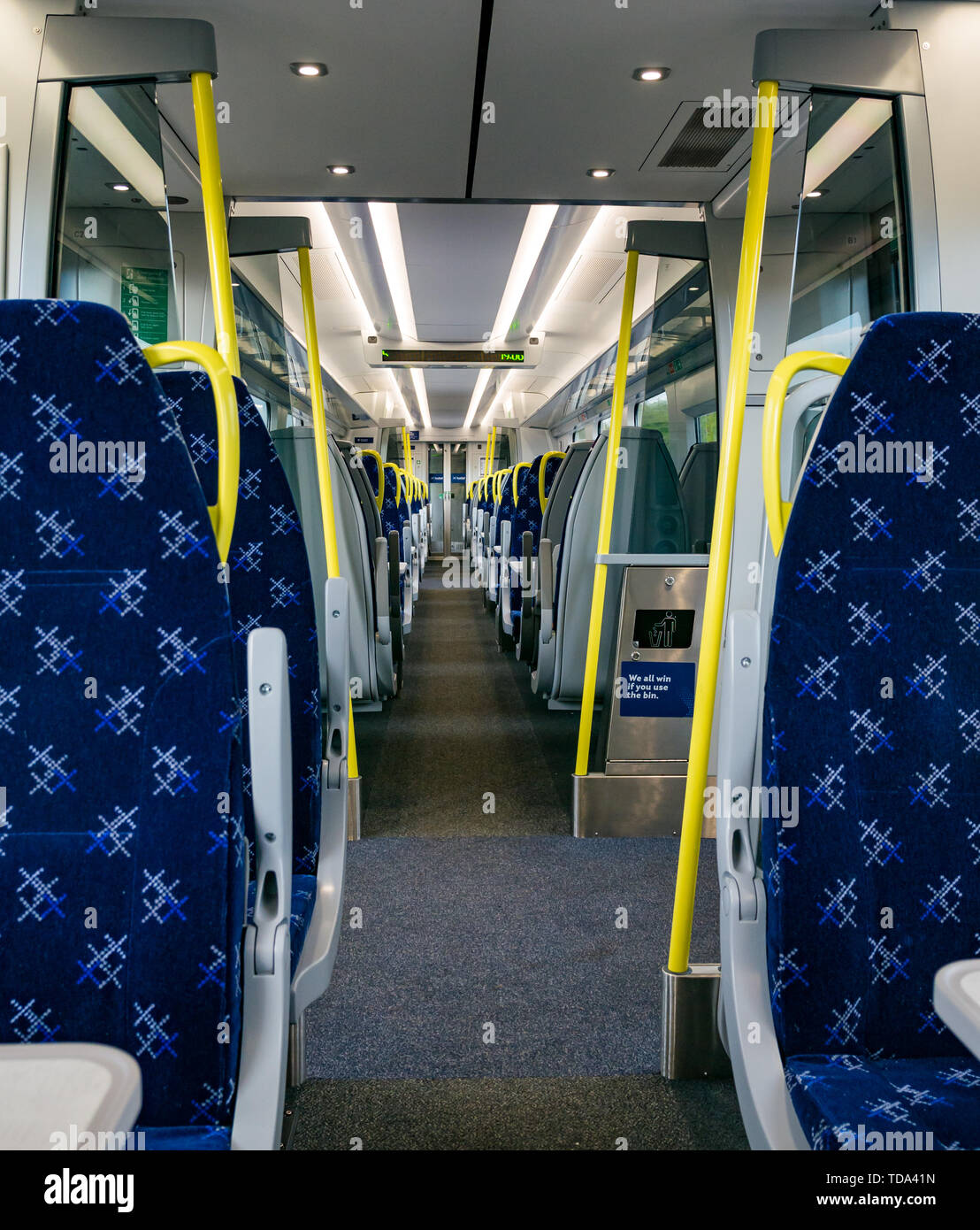 Scotrail train interior hi-res stock photography and images - Alamy