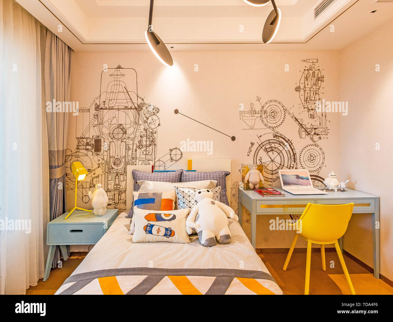 Bedroom, sleep, comfortable and comfortable rest environment, different ...