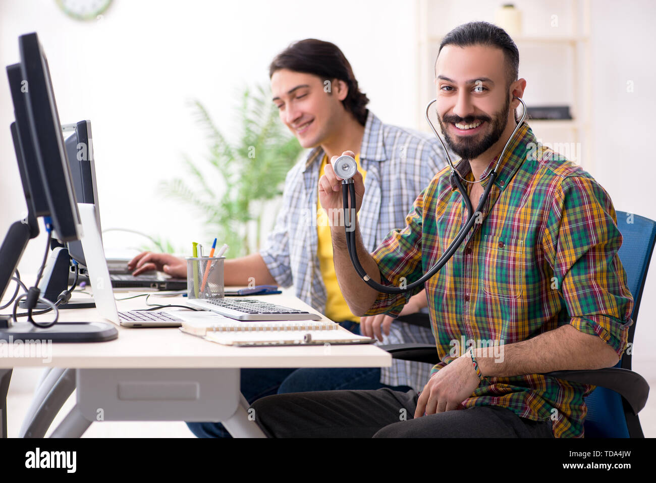 Teamwork engineers team checking security hi-res stock photography and ...