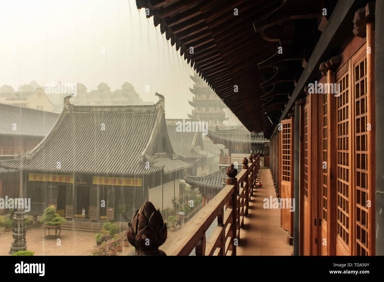 Shanghai Zhenru Temple Stock Photo - Alamy