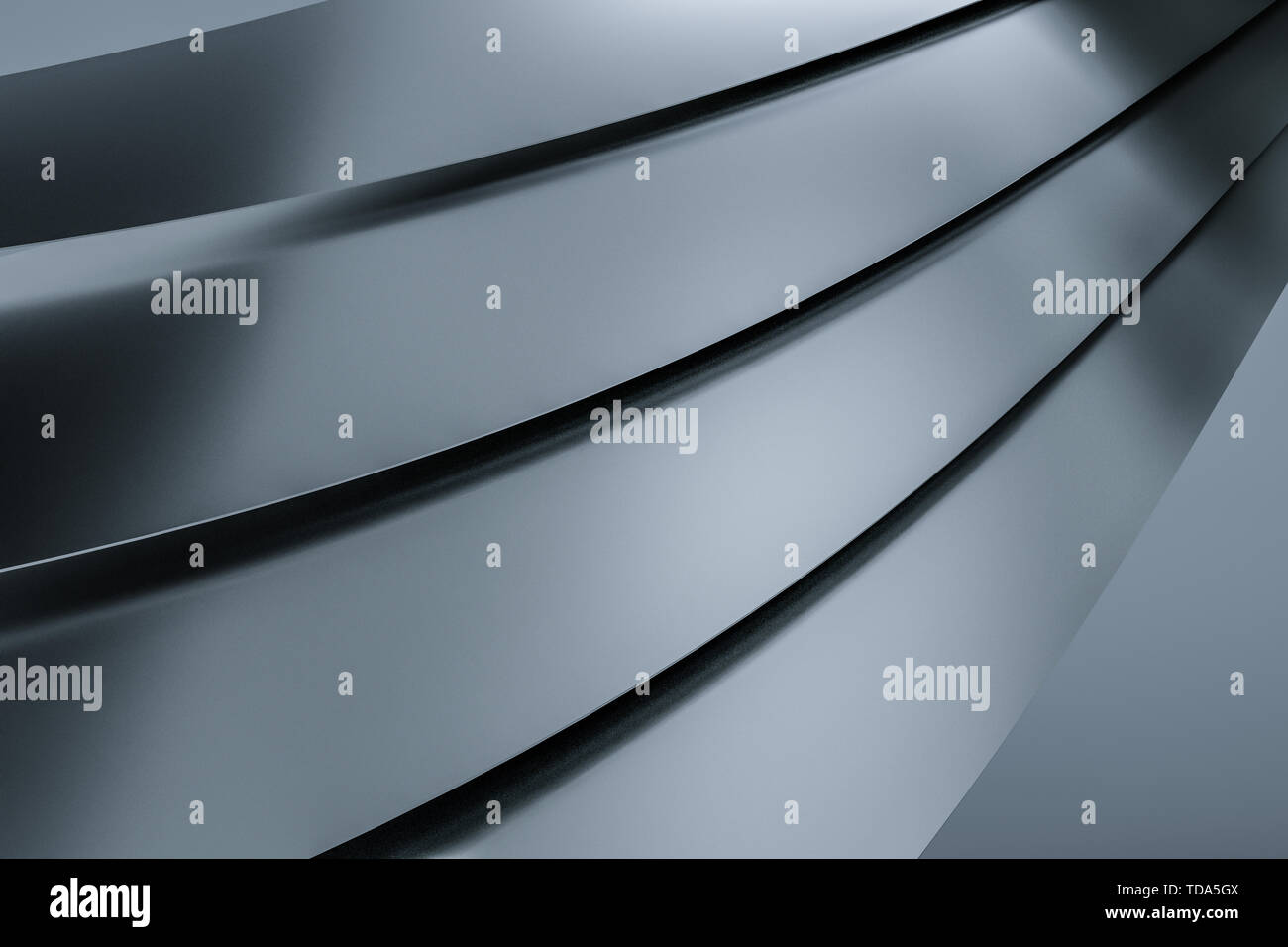 Three-dimensional rendering, curved surface with texture background ...