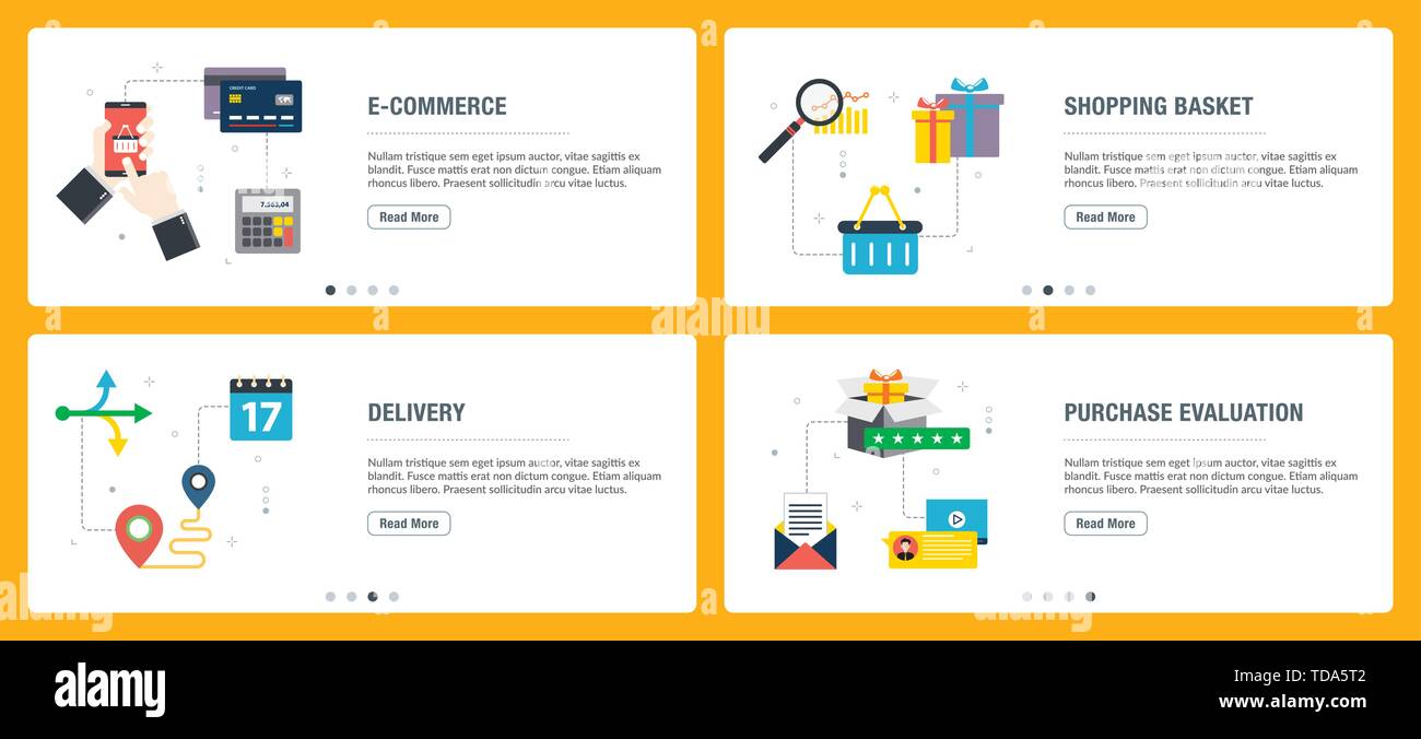 Cart e commerce vector vectors hi-res stock photography and images - Alamy