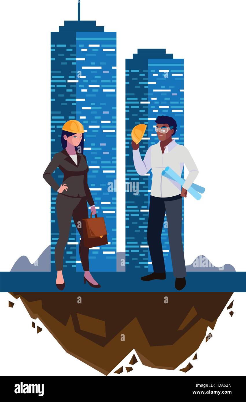 African female builder Stock Vector Images - Alamy