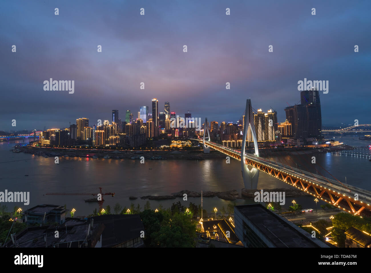 Tourism chongqing night view scenery hi-res stock photography and ...