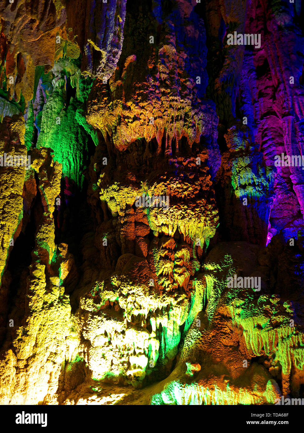 Landscape of Yinzi rock karst cave in Guilin Stock Photo - Alamy