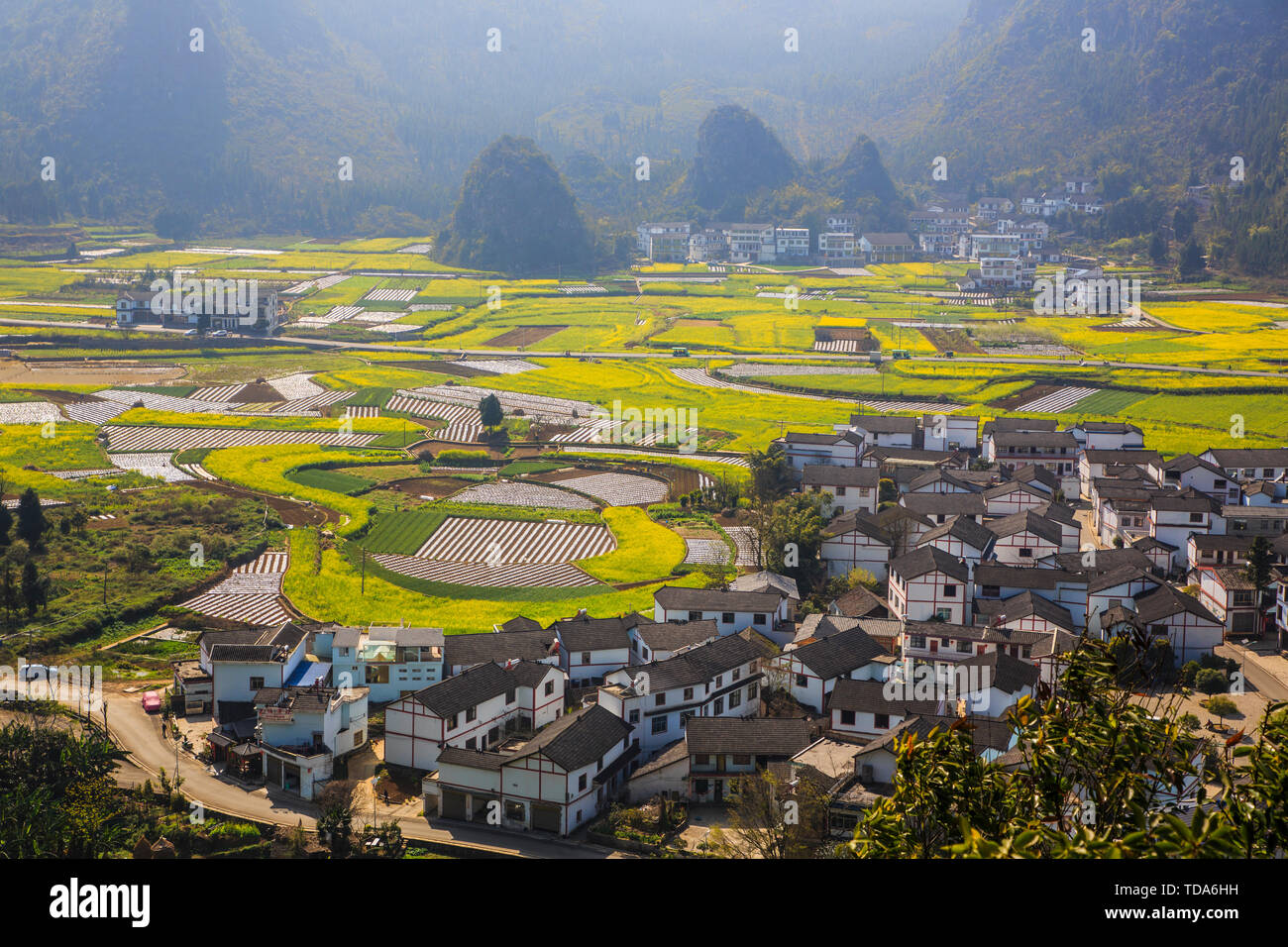 Spring color of Wanfeng forest in Xingyi, Guizhou Stock Photo - Alamy