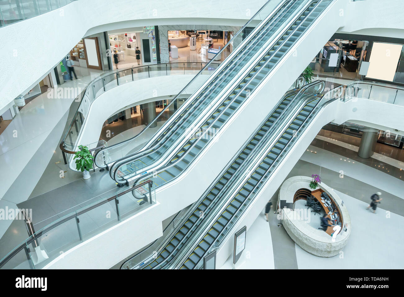 Of modern shopping malls Stock Photo - Alamy