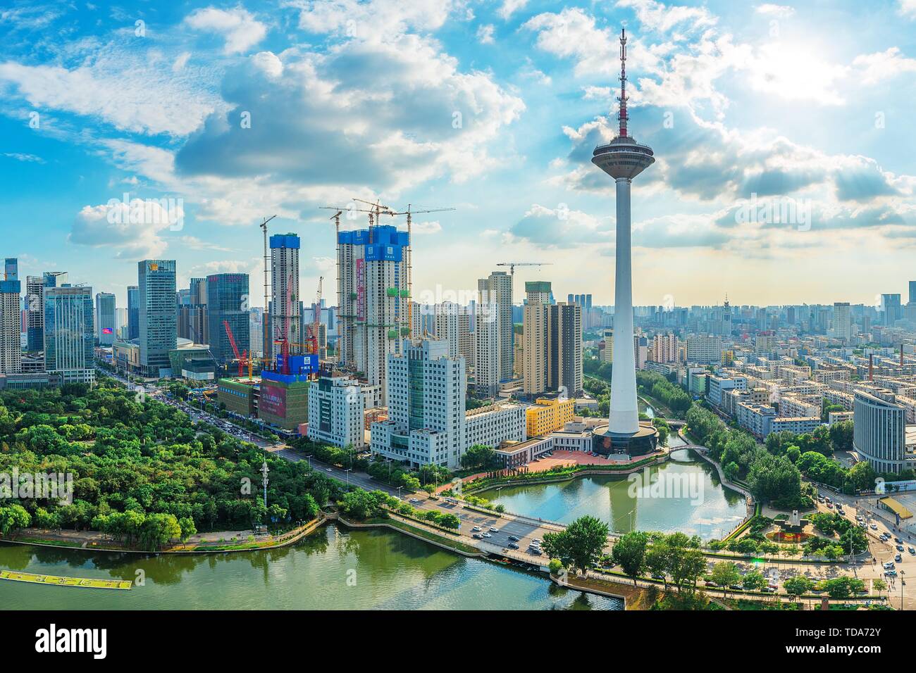 Modern shenyang tv tower hi-res stock photography and images - Alamy
