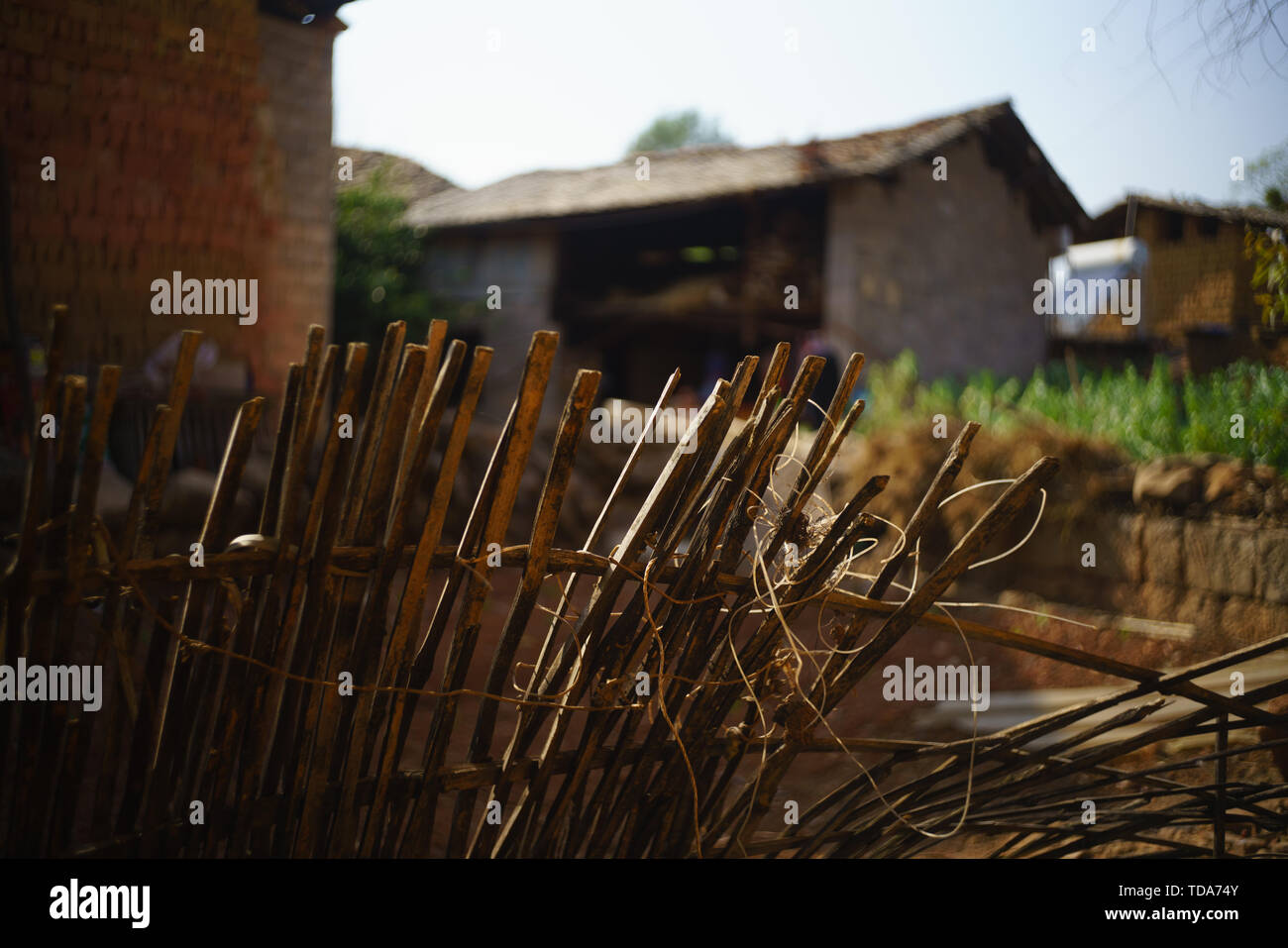 Old house street Stock Photo - Alamy