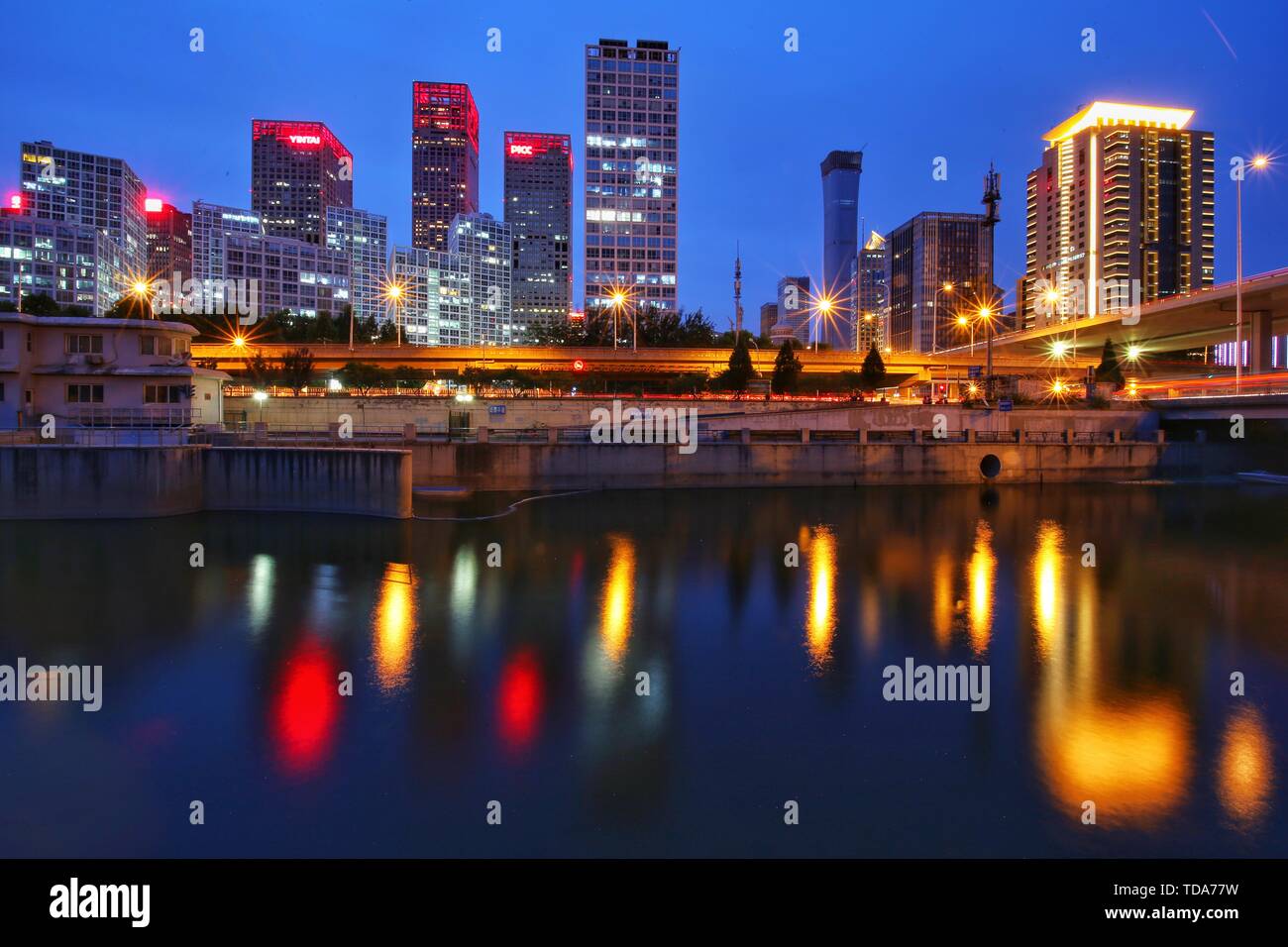 Soho skyline dusk hi-res stock photography and images - Alamy