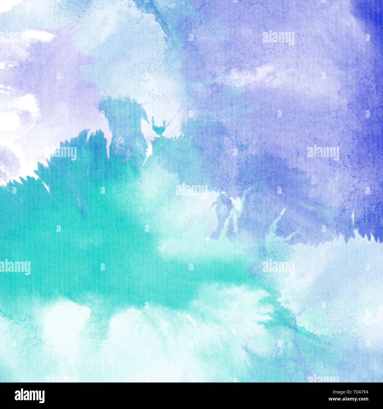 Creative watercolor design background material Stock Photo - Alamy