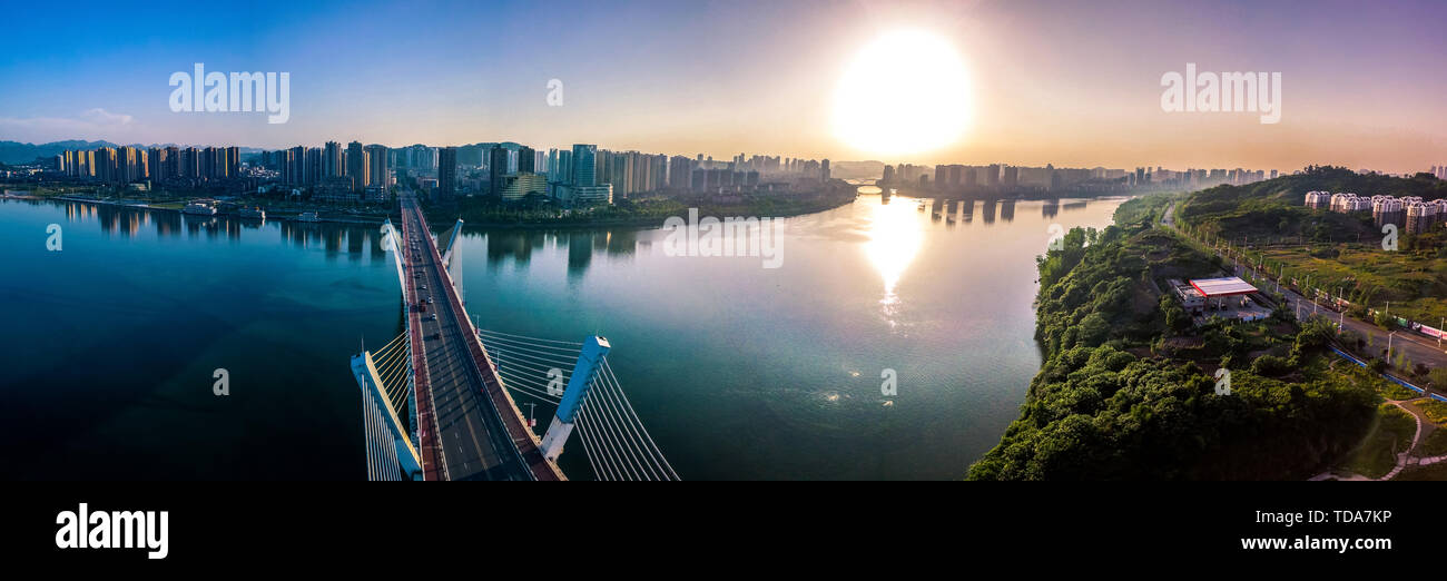 Jialing river bridge and dongdu bridge hi-res stock photography and ...