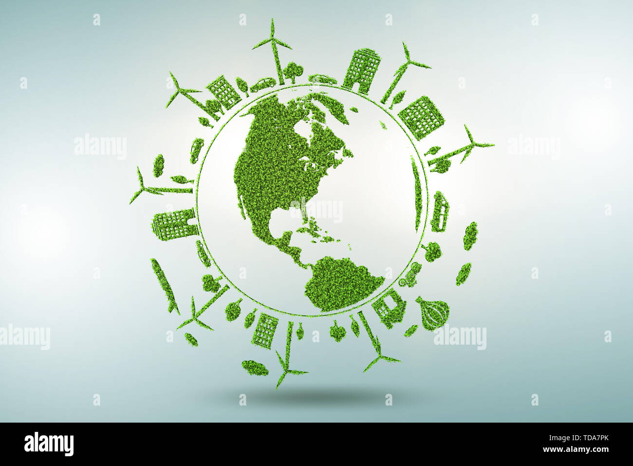 Concept of environmental protection - 3d rendering Stock Photo - Alamy