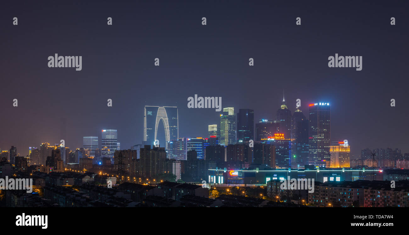 High rise building suzhou industrial park park hi-res stock photography ...
