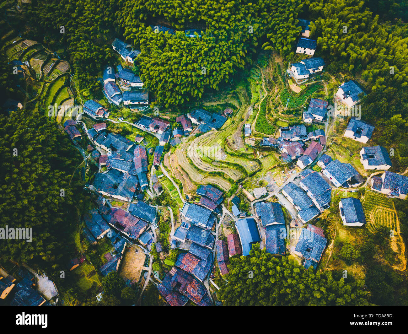 Lenggang Village, Lishui, Zhejiang Province Stock Photo - Alamy