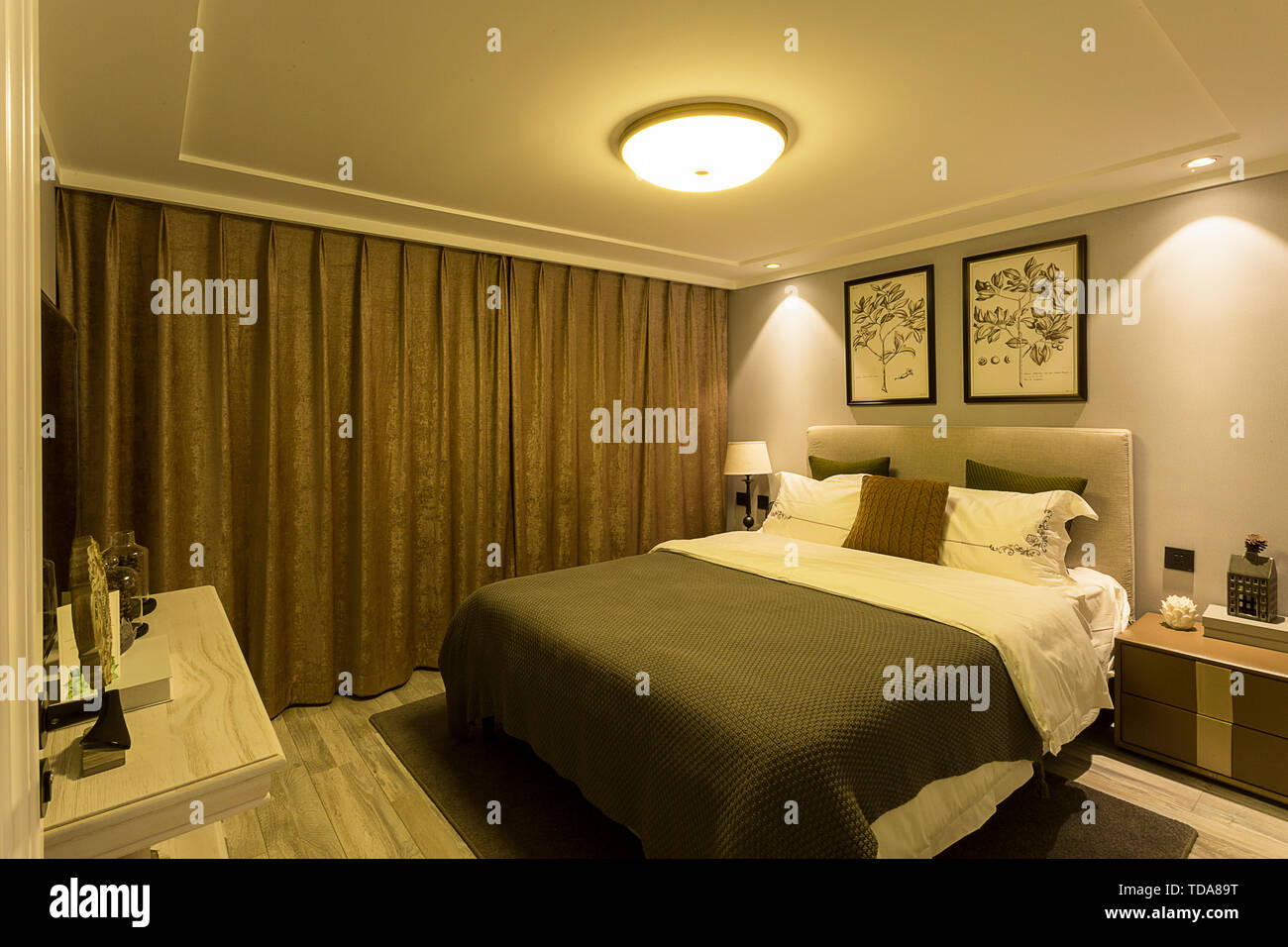 Interior design sample room contact V letter: Cheng730 Stock Photo - Alamy