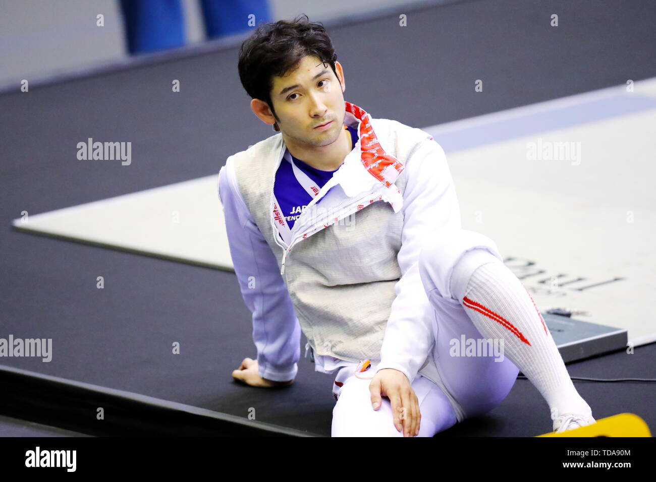 Chiba Port Arena, Chiba, Japan. 13th June, 2019. Ryo Miyake (JPN), JUNE 13, 2019 - Fencing ...