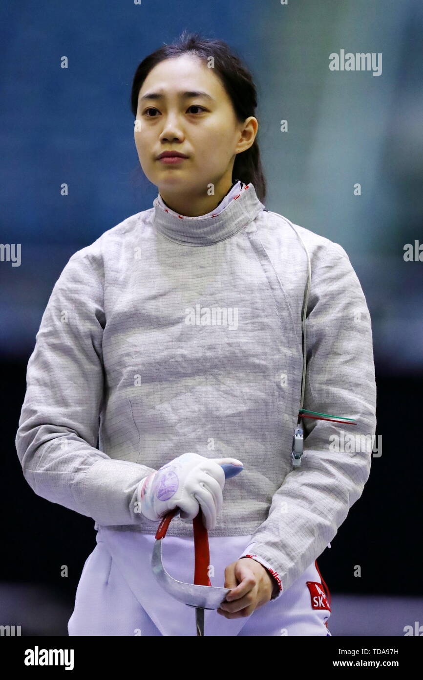 Chiba Port Arena, Chiba, Japan. 13th June, 2019. Yoon Jisu (KOR), JUNE ...