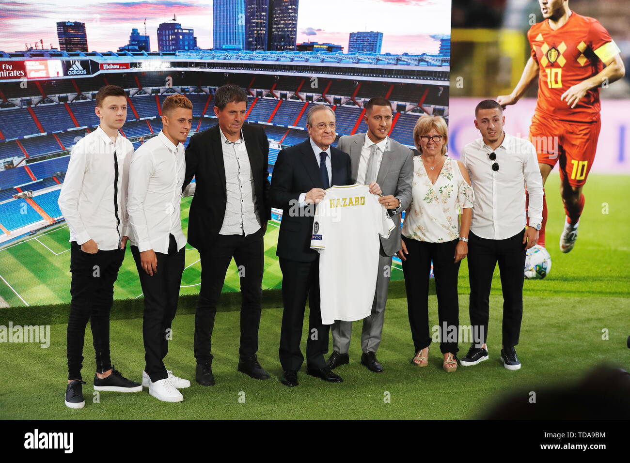 Madrid Spain. 13th June, 2019. Eden Hazard (Real), JUN 13, 2019 ...