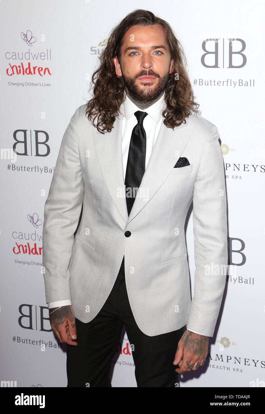 London, UK. 13th June, 2019. Pete Wicks arrives for the Caudwell ...