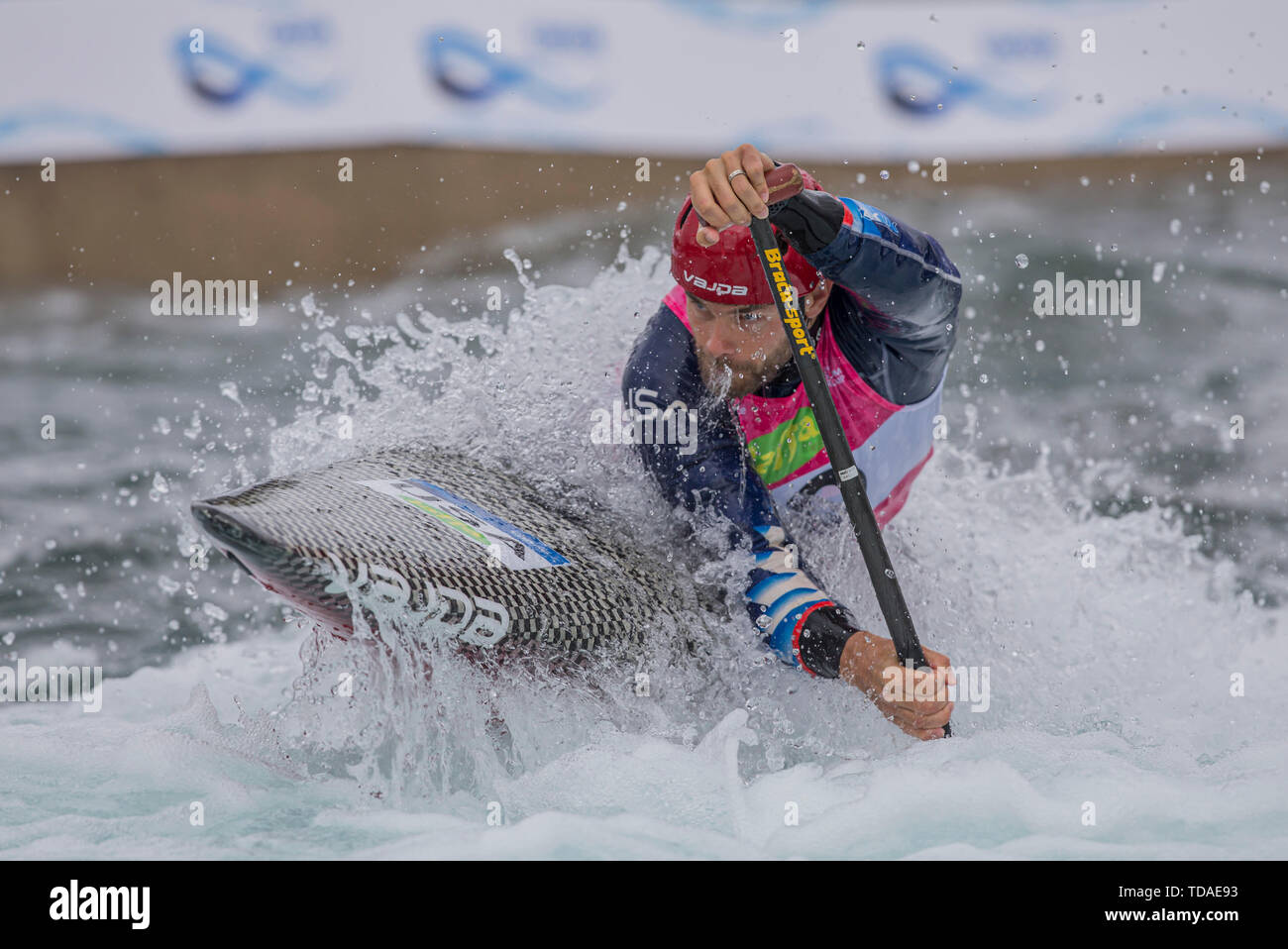 London, UK. 14th June 2019, Lee Valley Whitewater Centre, London ...