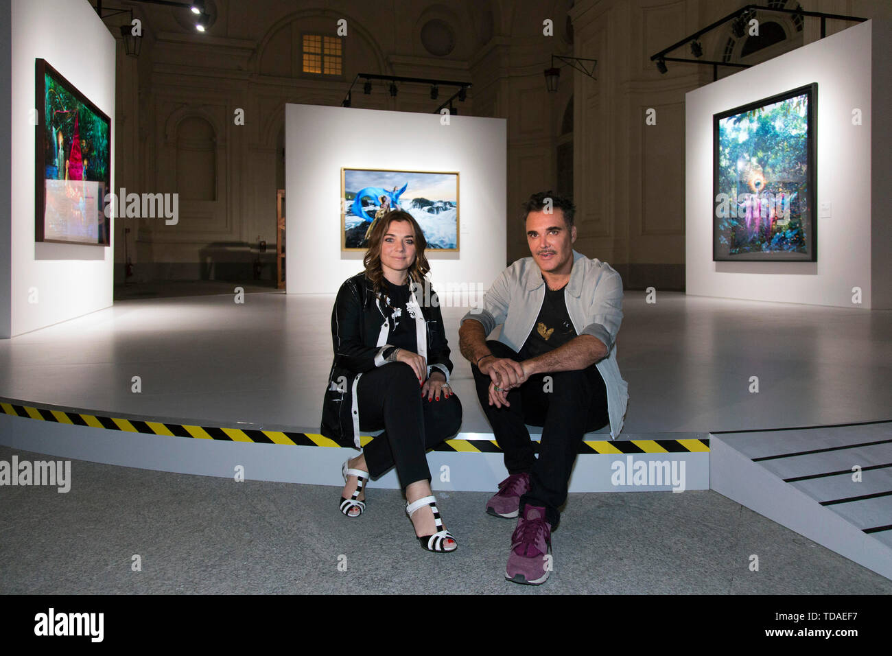 Venaria Reale, Turin, Italy. 14th June, 2019. David LaChapelle with ...