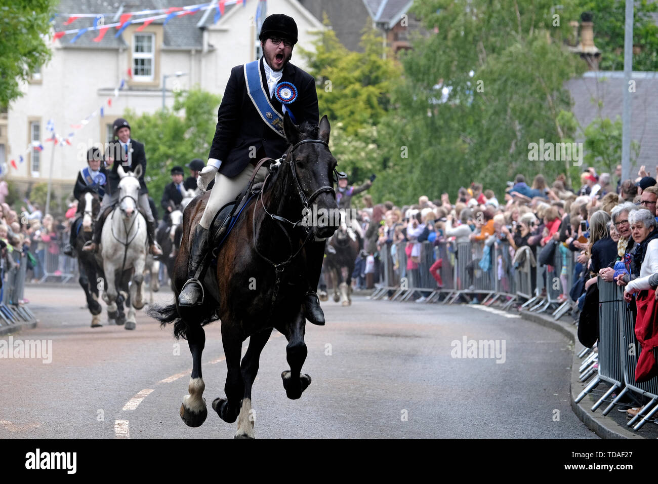 Selkirk, Scotland, UK. 14th June, 2019. Selkirk Common Riding 2019 ...
