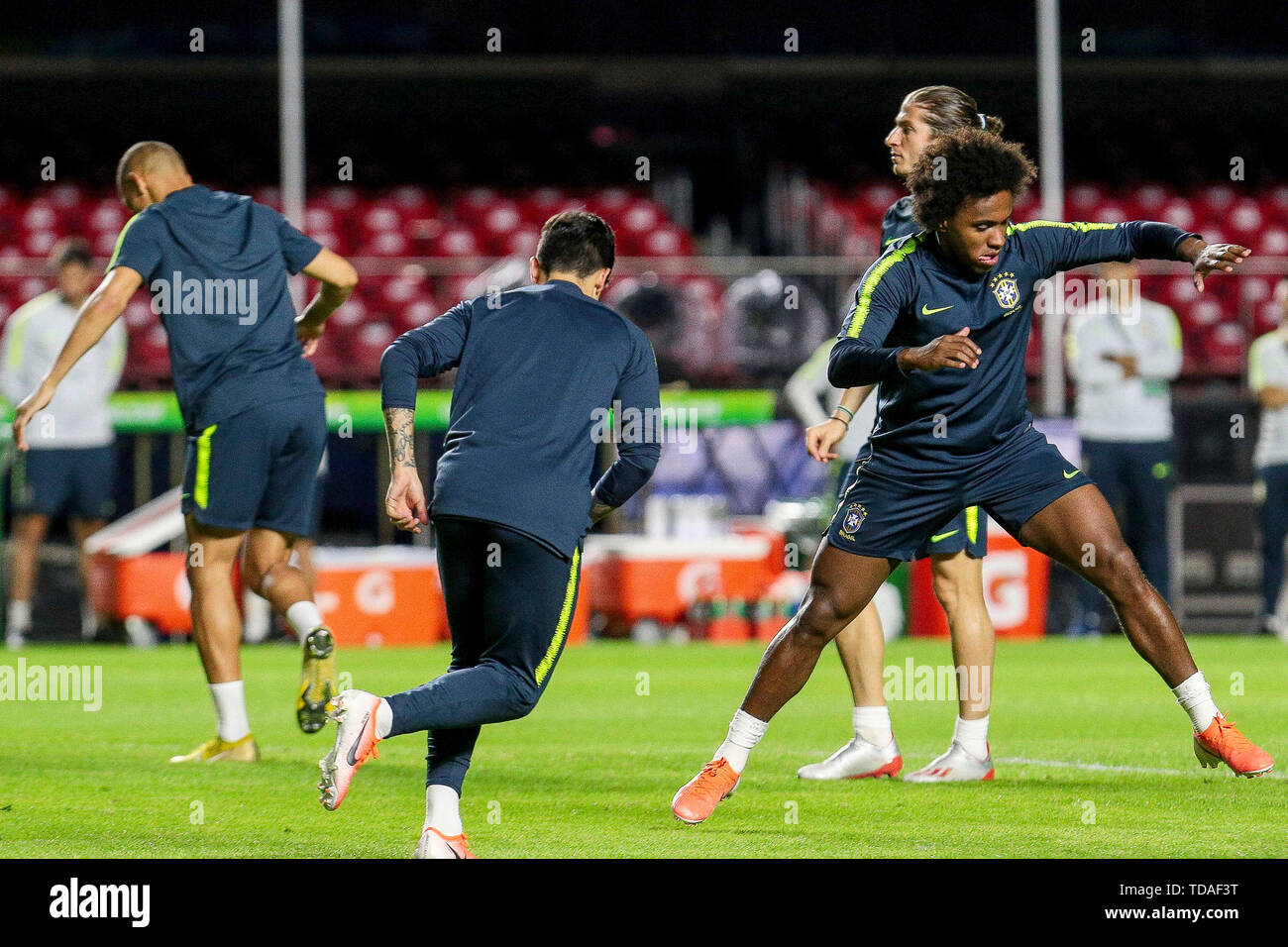 Brazil training press conference hi-res stock photography and images ...