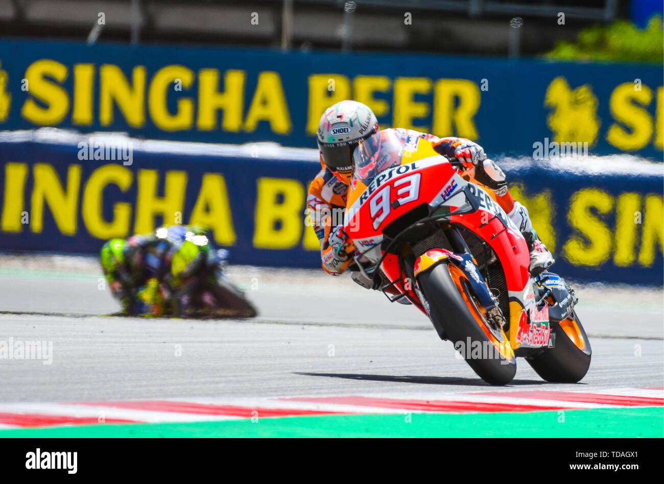 MARC MARQUEZ (93) of Spain and Repsol Honda Team during the MOTO GP ...