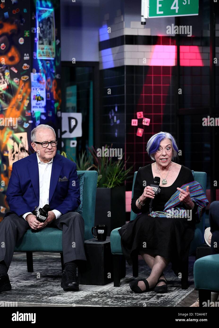 New York, NY, USA. 13th June, 2019. Hank Plante, Alison Moed inside for ...