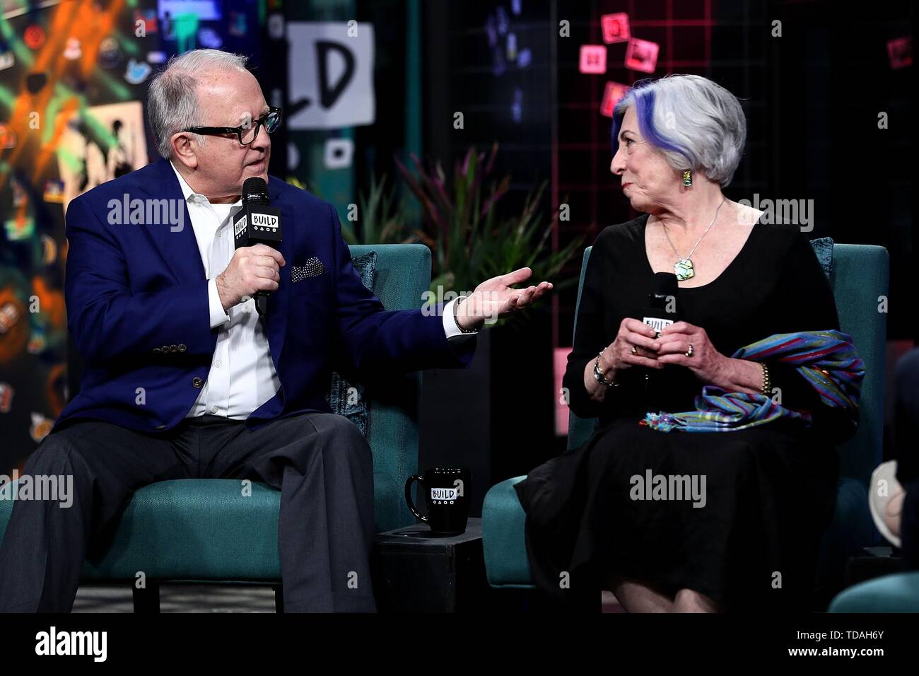 New York, NY, USA. 13th June, 2019. Hank Plante, Alison Moed inside for ...