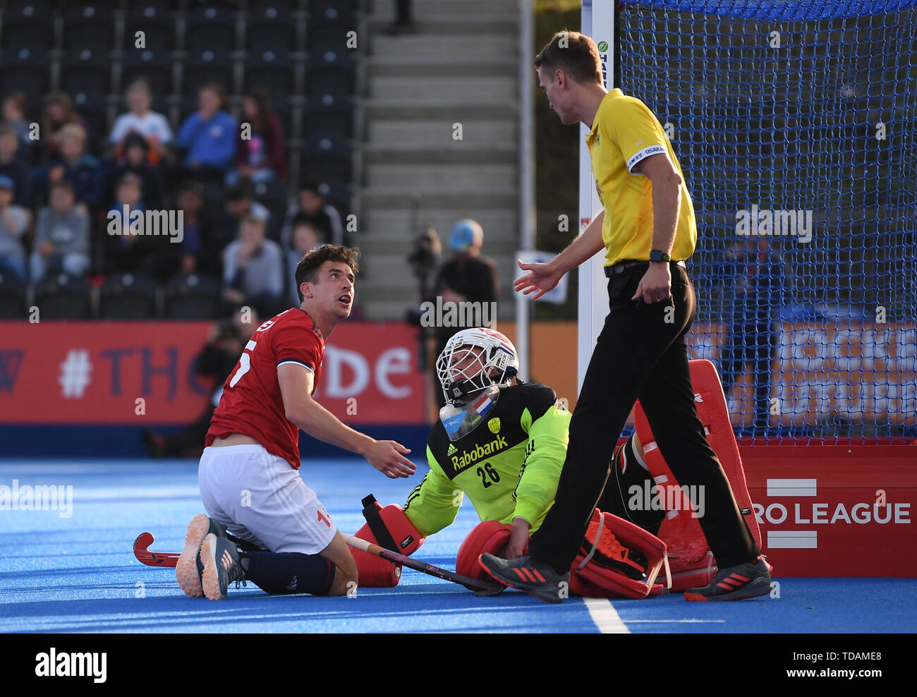 Lee Valley, London, UK. 14th June, 2019. Mens FIH Pro League Hockey ...