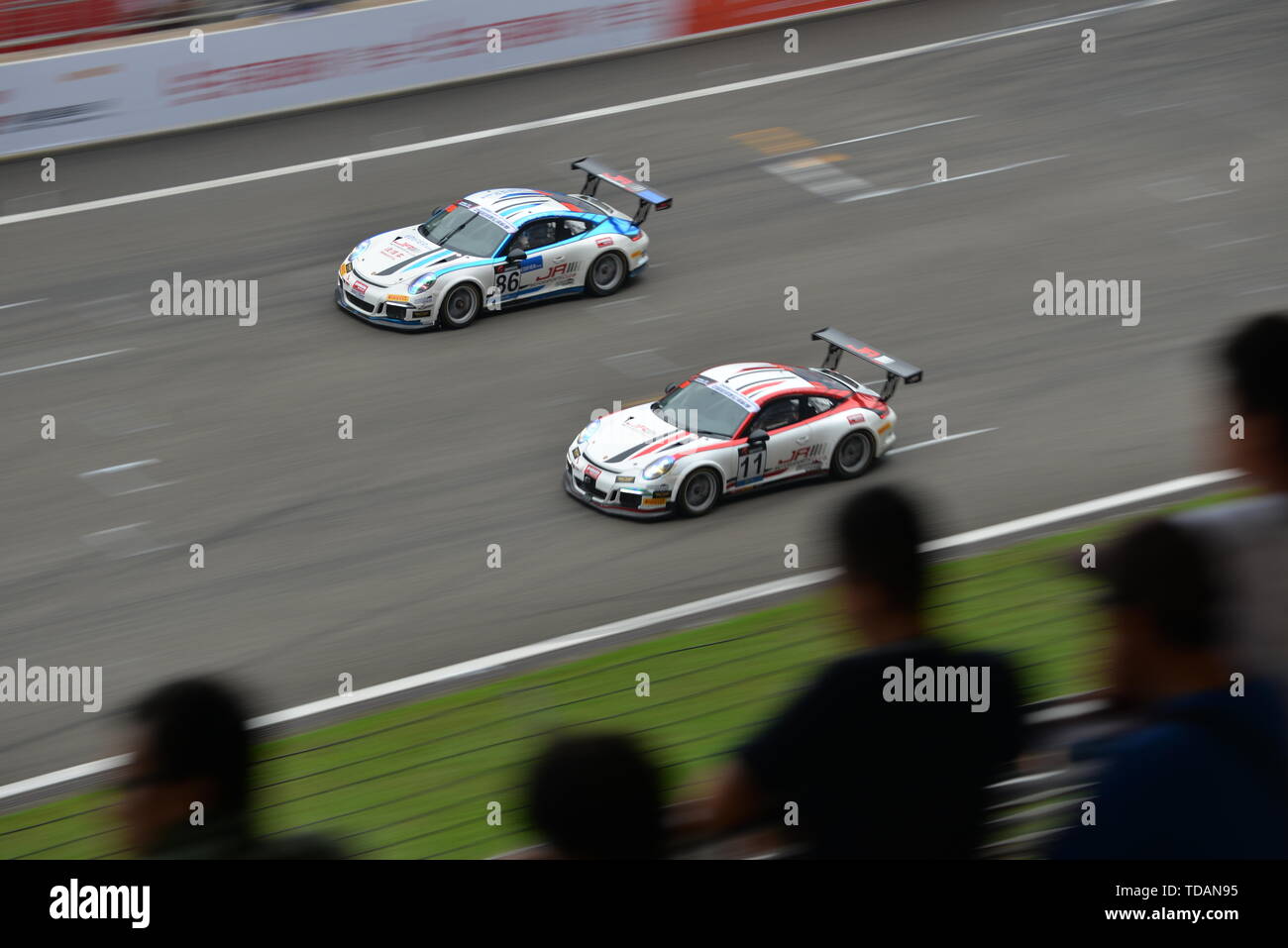 On the track, the RV race Stock Photo - Alamy