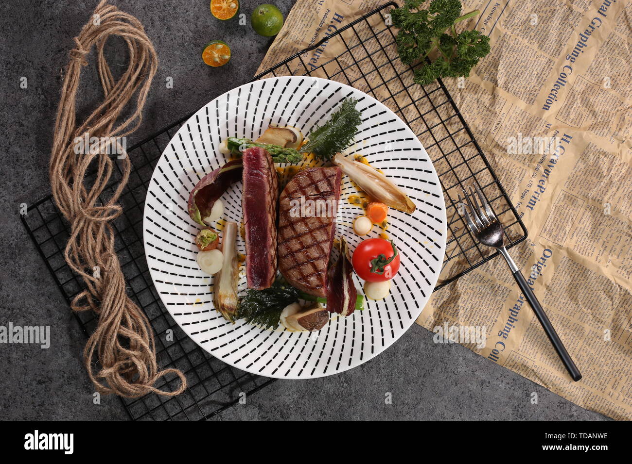 Gourmet steak raw cold beef Stock Photo - Alamy