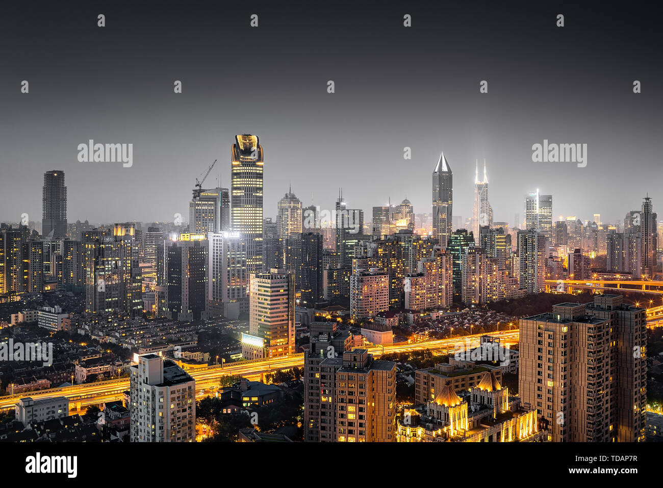 Shanghai City Architecture Scenery Stock Photo - Alamy