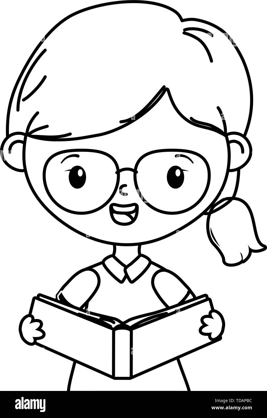 Girl kid design, School education learning knowledge study and class ...