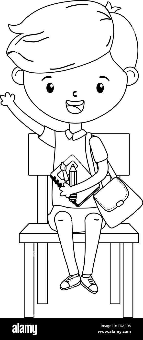 Boy kid design, School education learning knowledge study and class ...