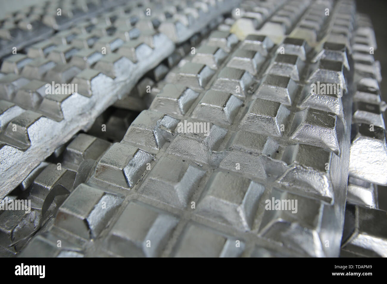 Ingot metallurgical raw materials Stock Photo - Alamy