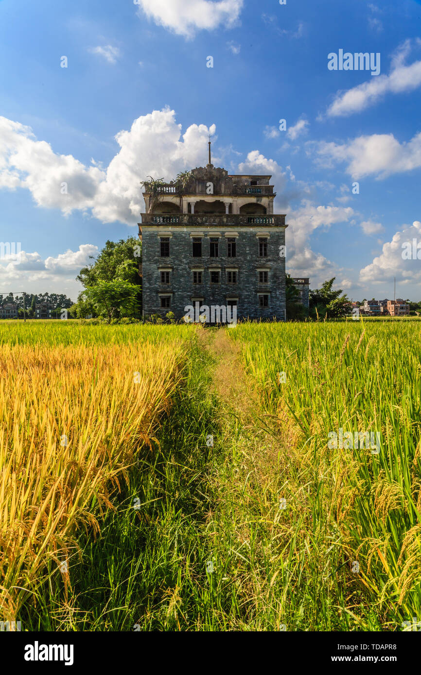 Kaiping bunker tower and village hi-res stock photography and images ...