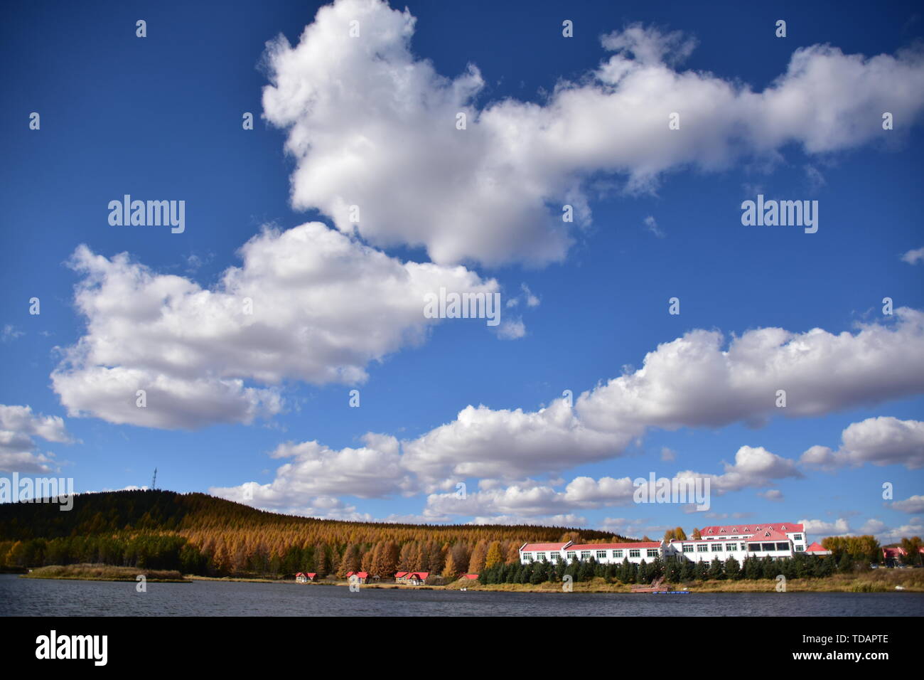 Saihanba dam on the prairie hi-res stock photography and images - Alamy