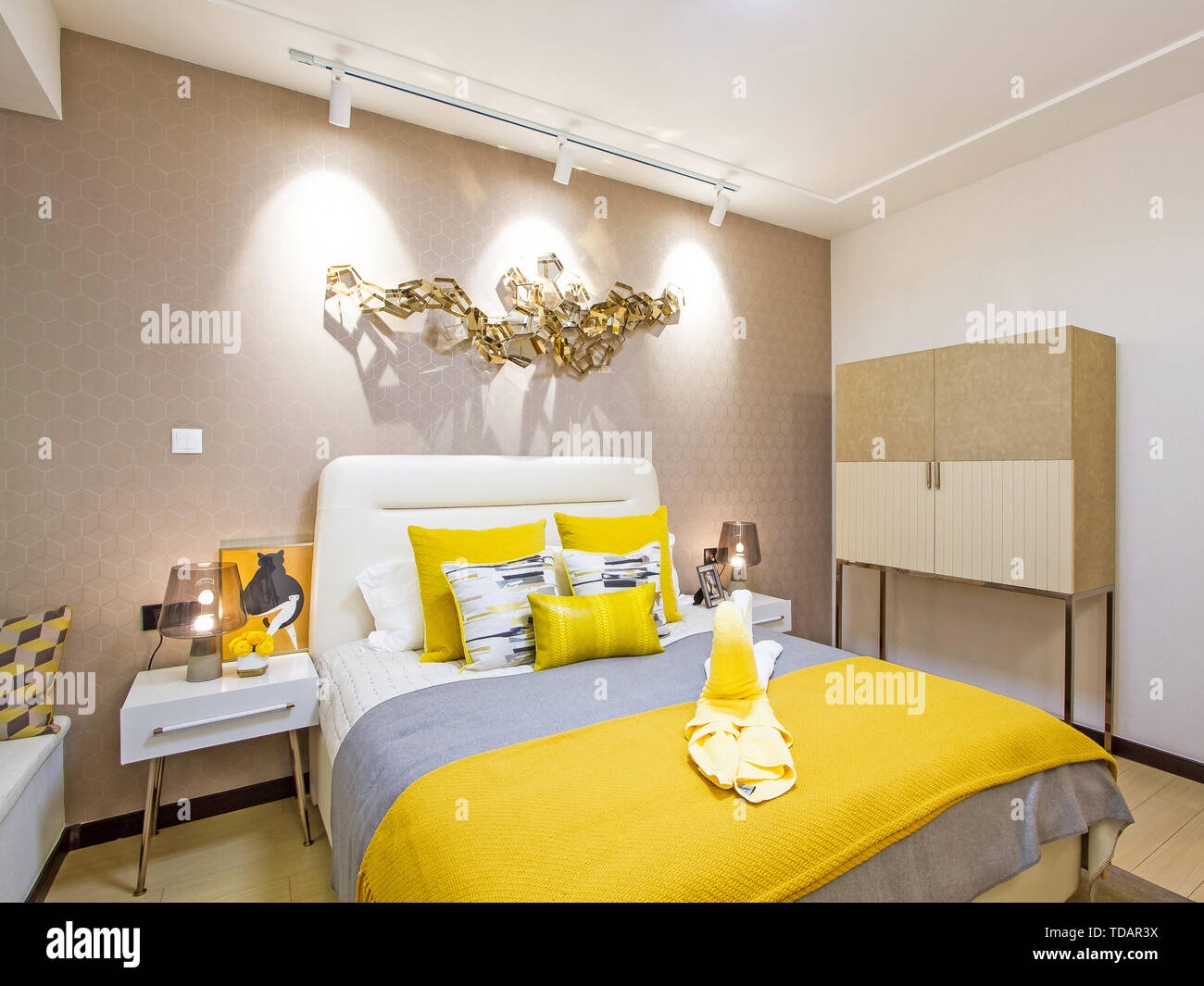 Bedroom, sleep, comfortable and comfortable rest environment, different ...