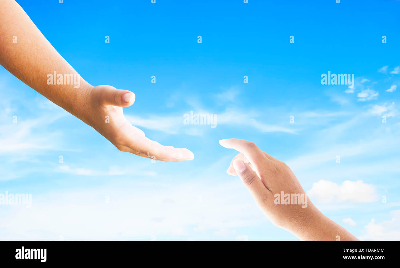 The hand of Christ Jesus Stock Photo - Alamy