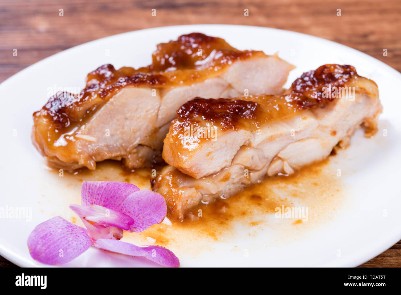Fried chicken chops Stock Photo - Alamy