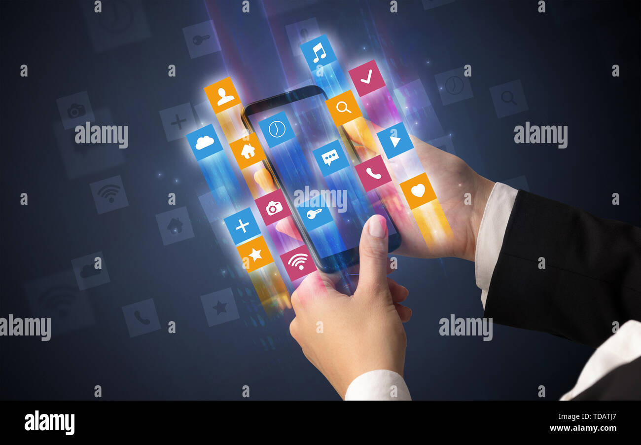 Switching applications hi-res stock photography and images - Alamy